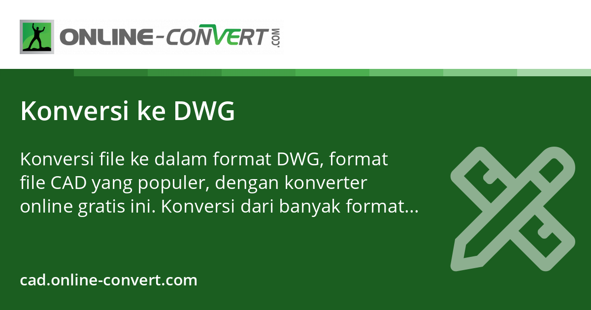 Konversi ke DWG