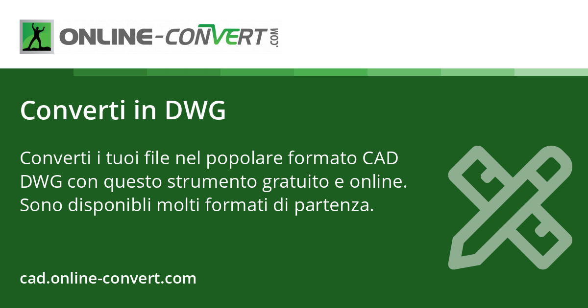 Converti in DWG