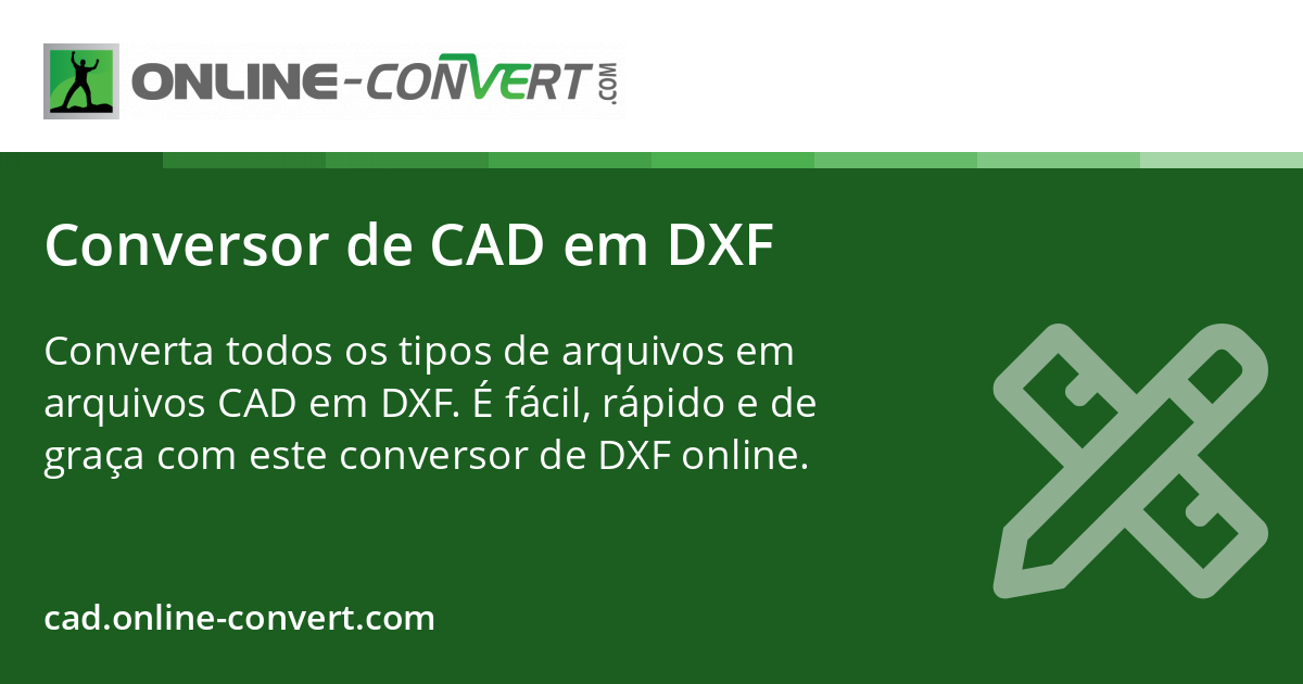 Conversor de CAD em DXF
